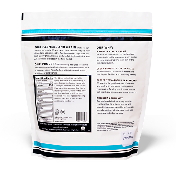 Organic Edison T85 All-Purpose Flour – Cairnspring Mills